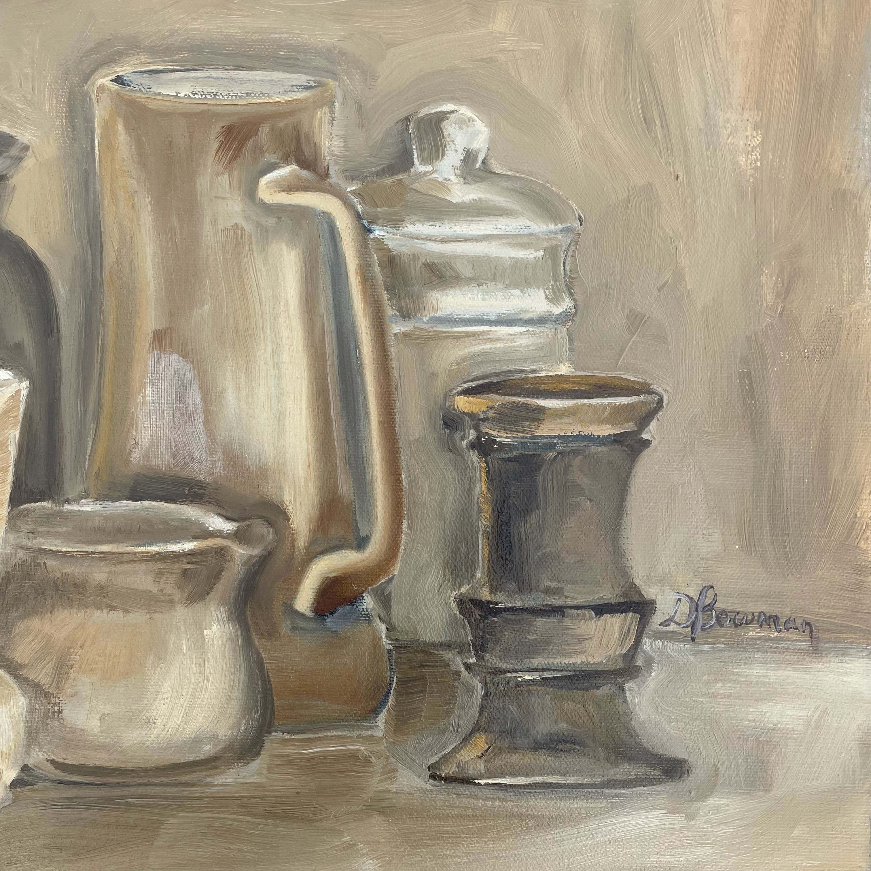 Still LIfe: Monochromatic Pottery - Original Artwork – ONHSI